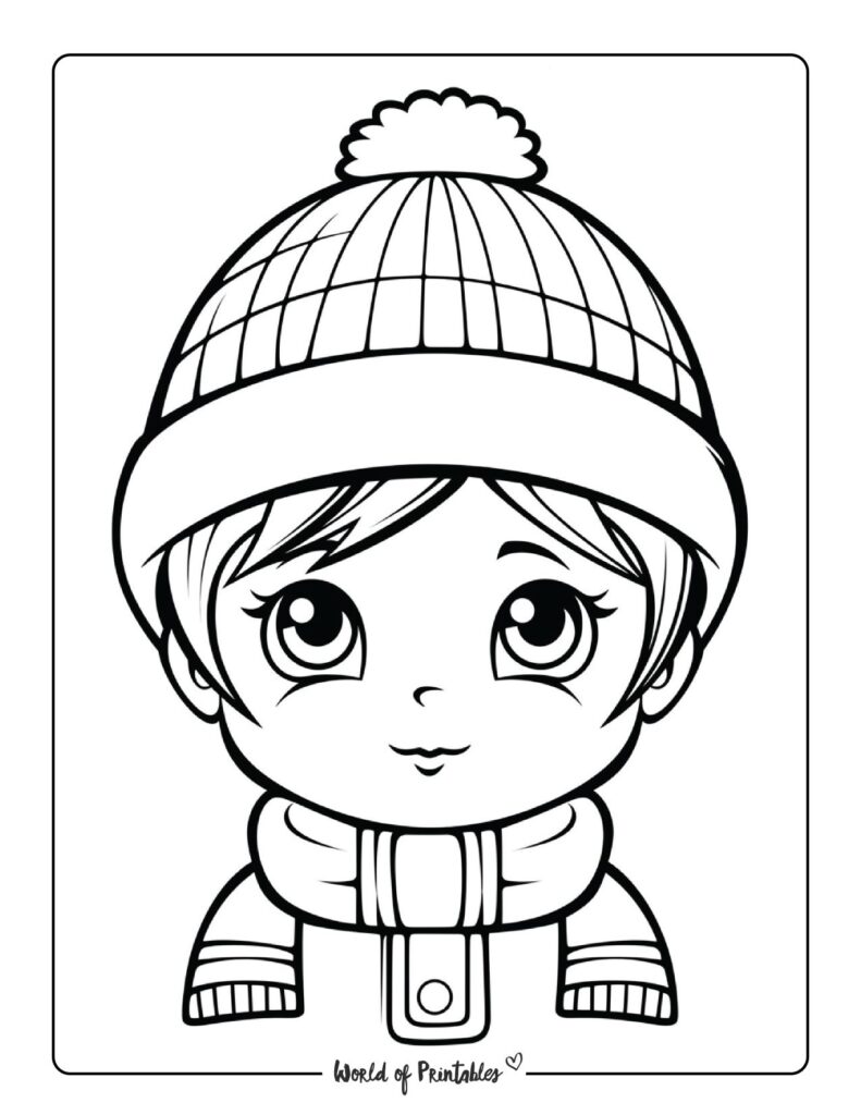 Winter Coloring Pages - World of Printables