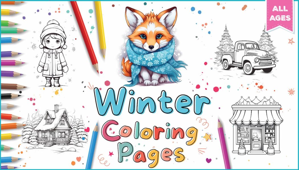 Winter Coloring Pages - World of Printables