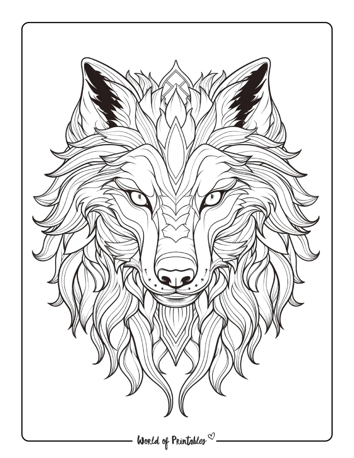Wolf Coloring Pages For Kids & Adults - World of Printables