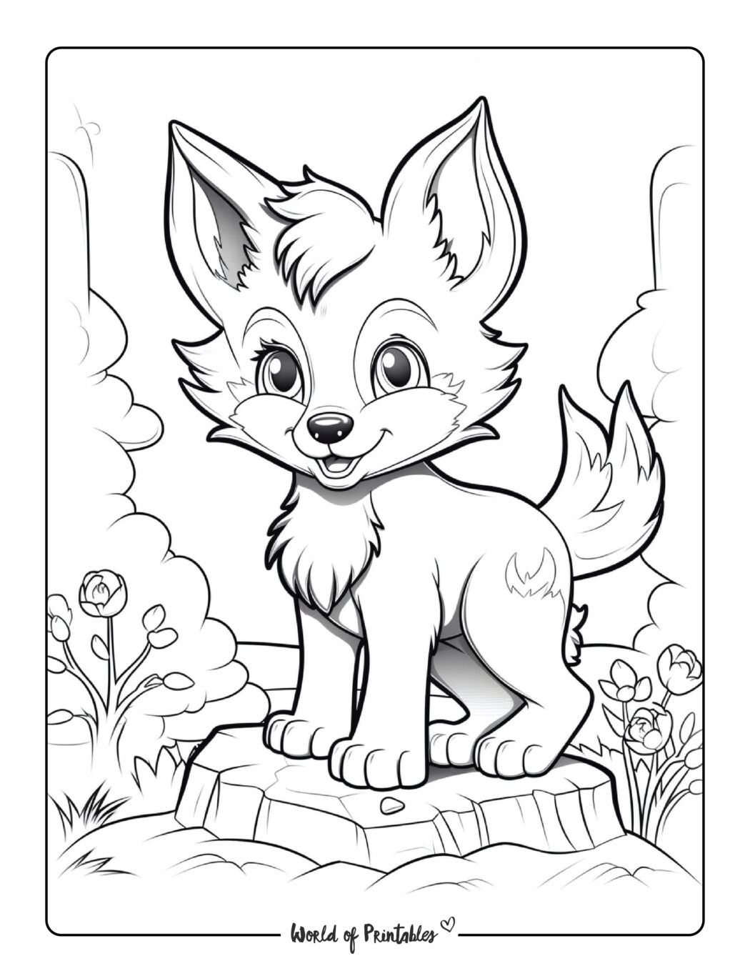Wolf Coloring Pages For Kids & Adults - World of Printables