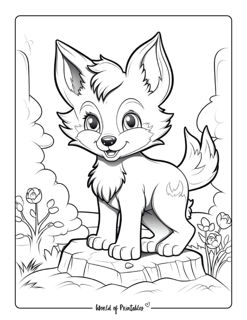 Wolf Coloring Pages For Kids & Adults - World of Printables