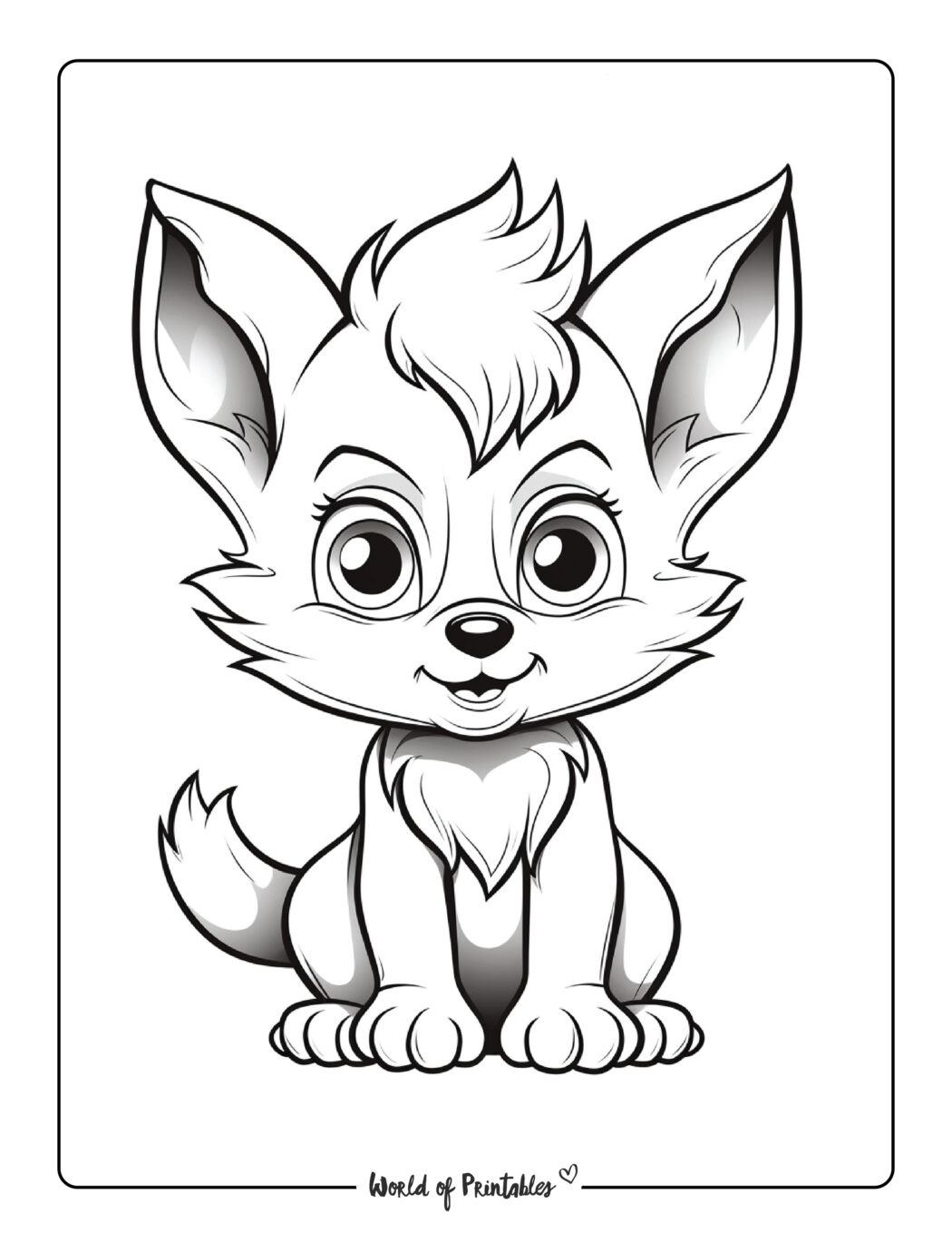 Wolf Coloring Pages For Kids & Adults - World of Printables