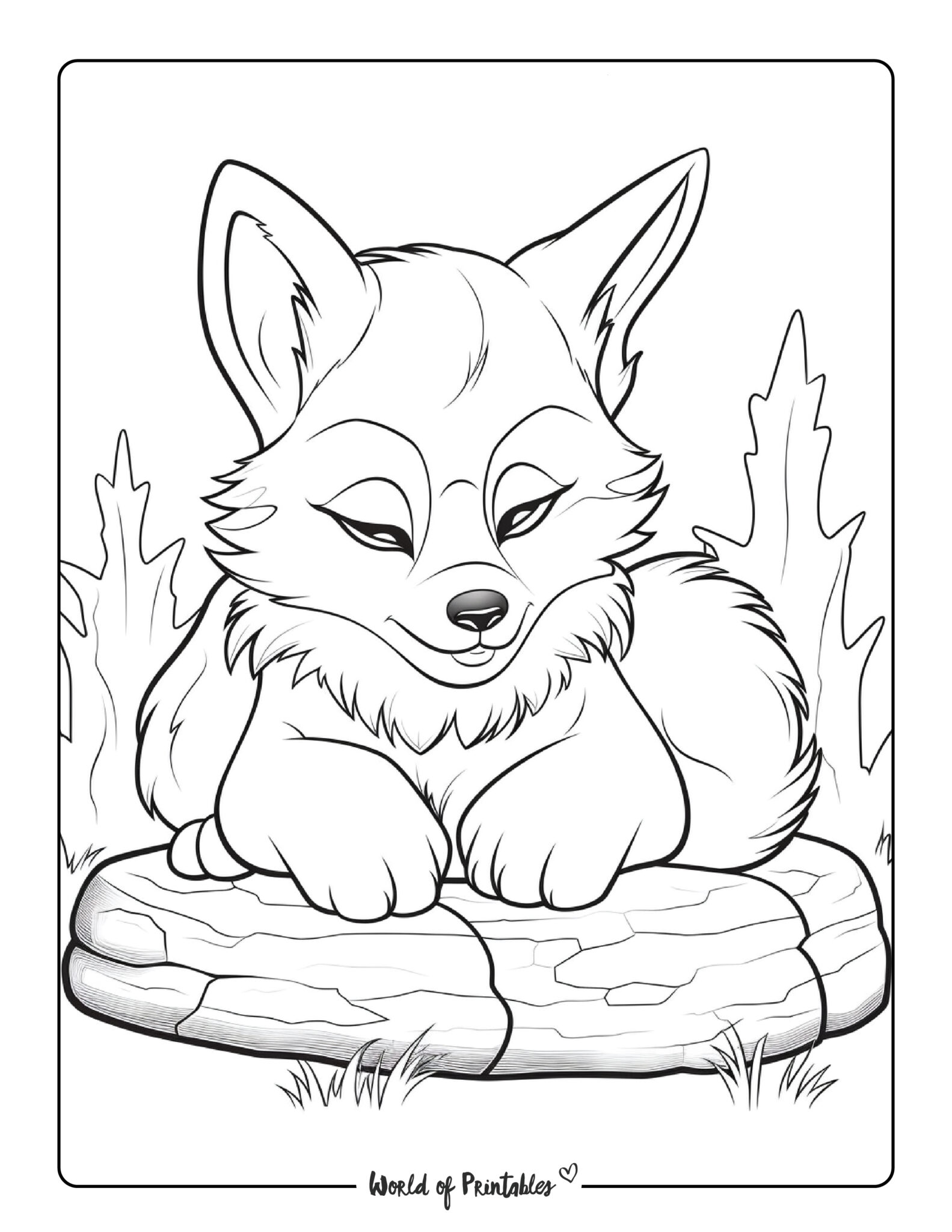 Wolf Coloring Pages For Kids & Adults - World of Printables