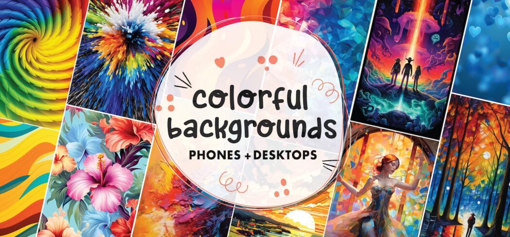 100+ Colorful Backgrounds - World of Printables