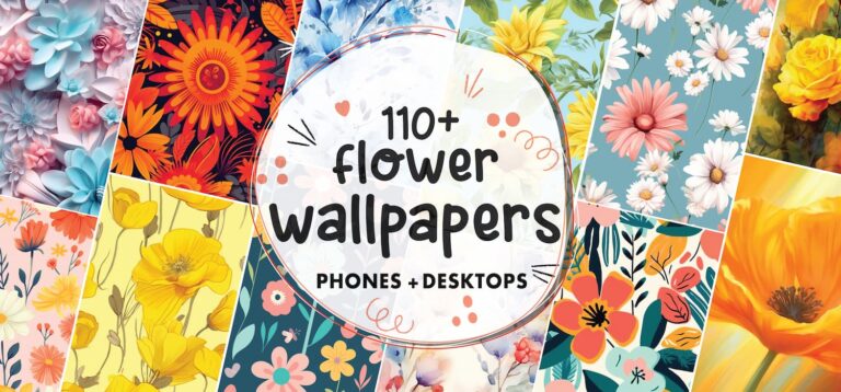 110 Flower Backgrounds - World of Printables