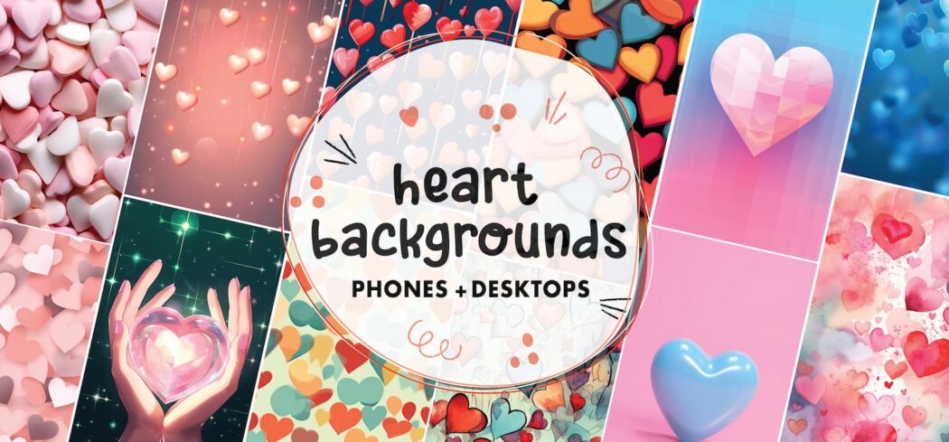 100+ Heart Backgrounds - World of Printables