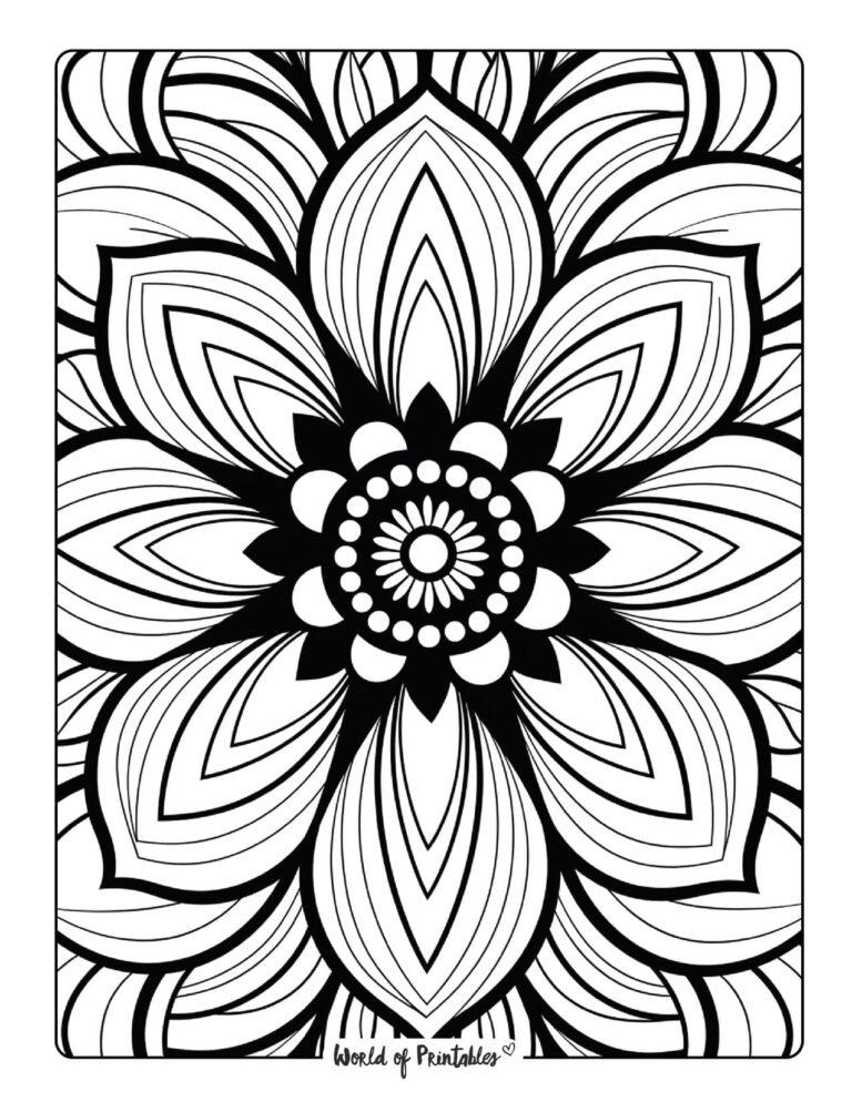 Abstract Coloring Pages - World of Printables