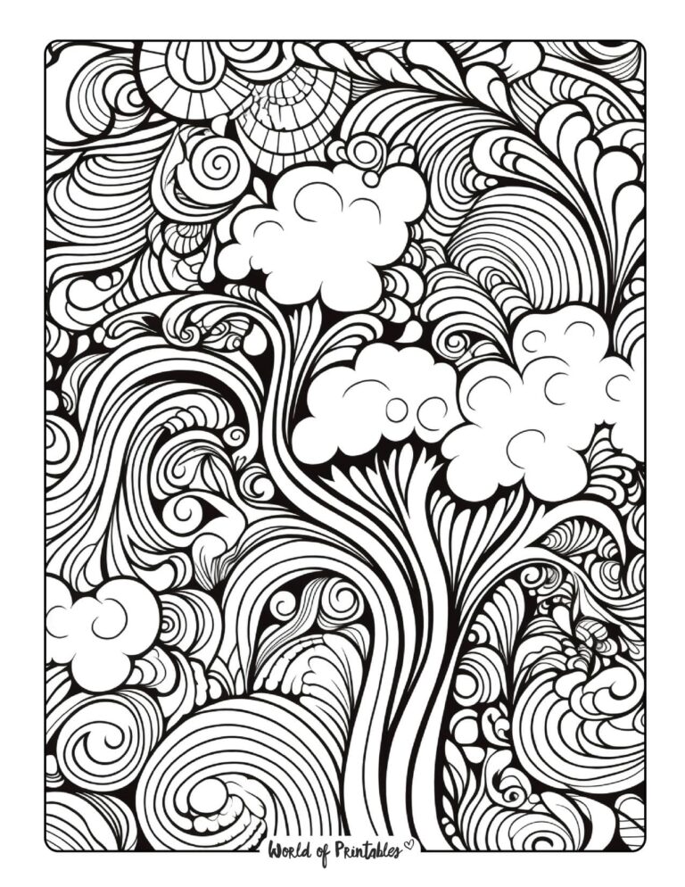 Abstract Coloring Pages - World of Printables