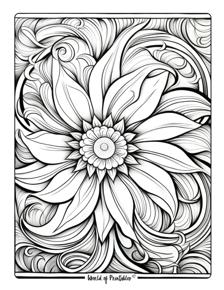 Abstract Coloring Pages - World of Printables