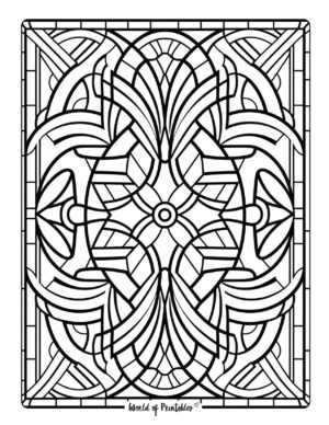 Abstract Coloring Pages - World of Printables