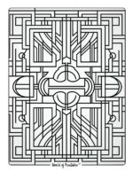 Abstract Coloring Pages - World of Printables