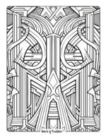 Abstract Coloring Pages - World of Printables