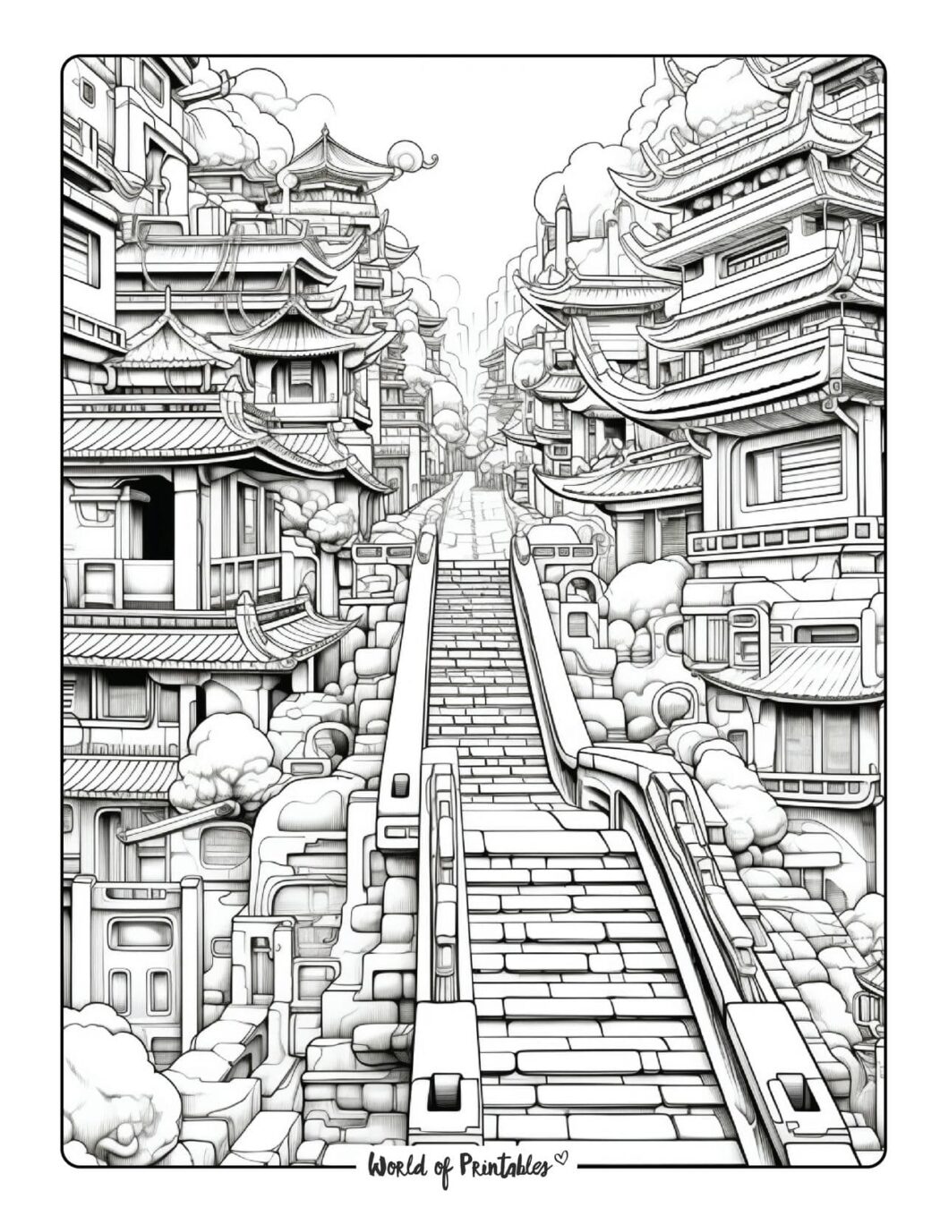 Abstract Coloring Pages - World of Printables