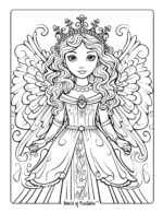 Angel Coloring Pages - World of Printables