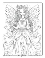 Angel Coloring Pages - World of Printables