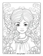 Angel Coloring Pages - World of Printables