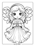 Angel Coloring Pages - World of Printables