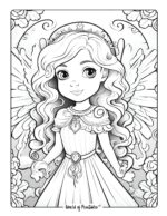 Angel Coloring Pages - World of Printables
