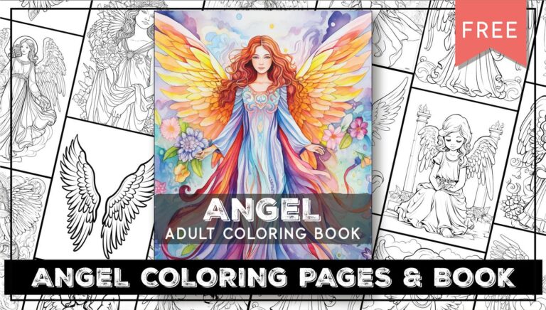 Angel Coloring Pages - World of Printables