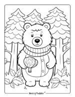 Bear Coloring Pages For Kids & Adults - World of Printables