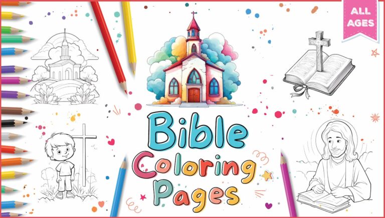 Bible Coloring Pages For Kids & Adults - World of Printables