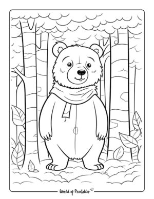 Bear Coloring Pages For Kids & Adults - World of Printables