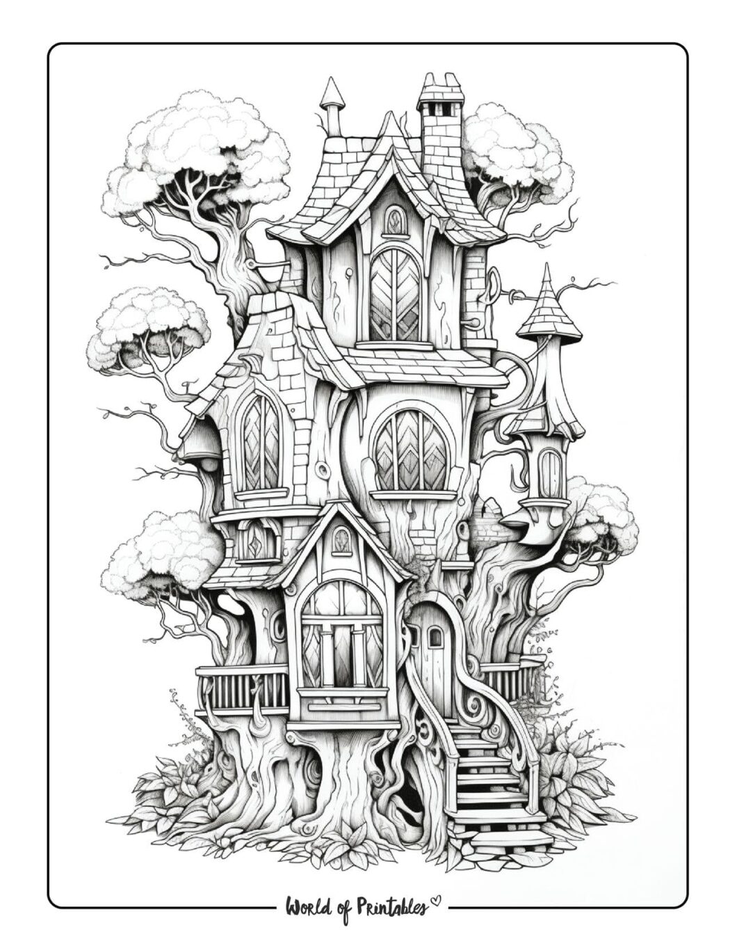 Fantasy Coloring Pages - World of Printables