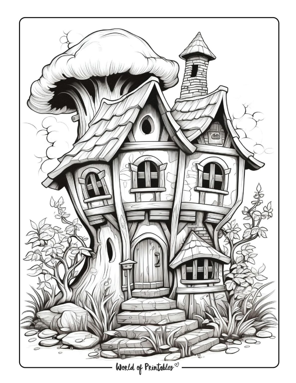 Fantasy Coloring Pages - World of Printables
