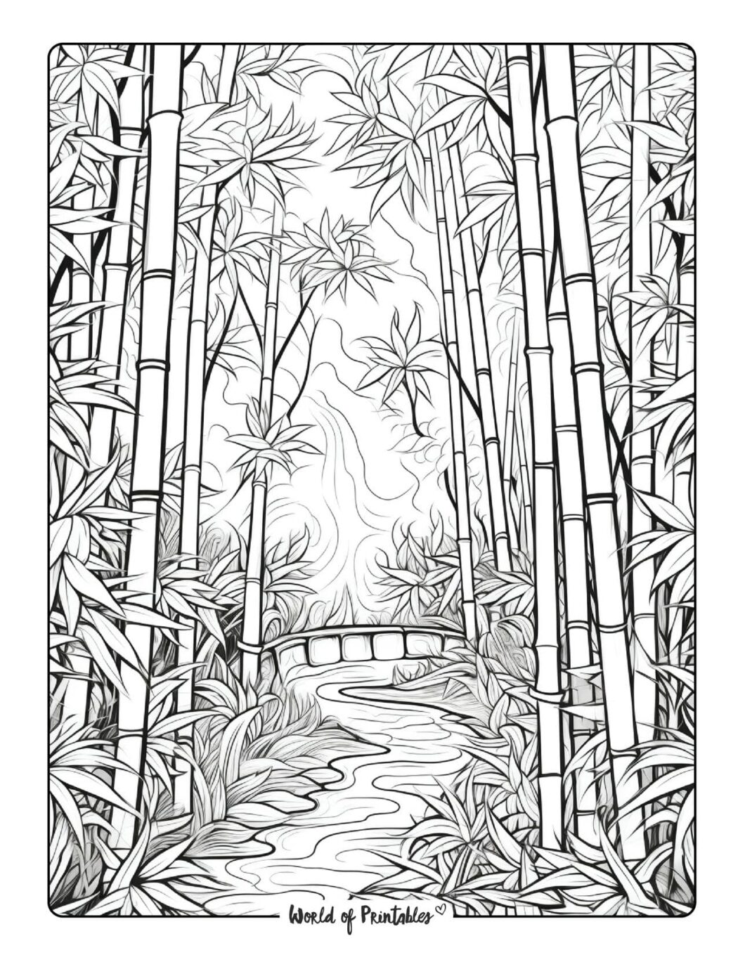 Forest Coloring Pages - World of Printables