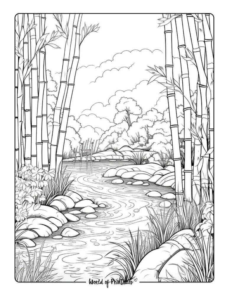 Forest Coloring Pages - World of Printables