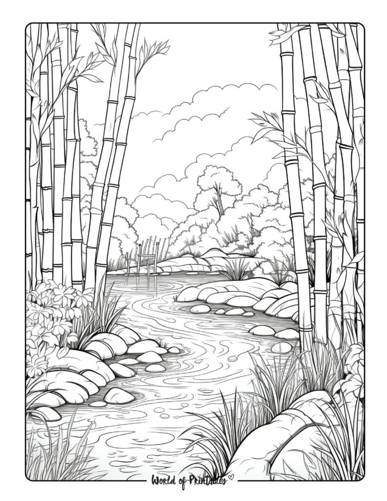 Forest Coloring Pages - World of Printables