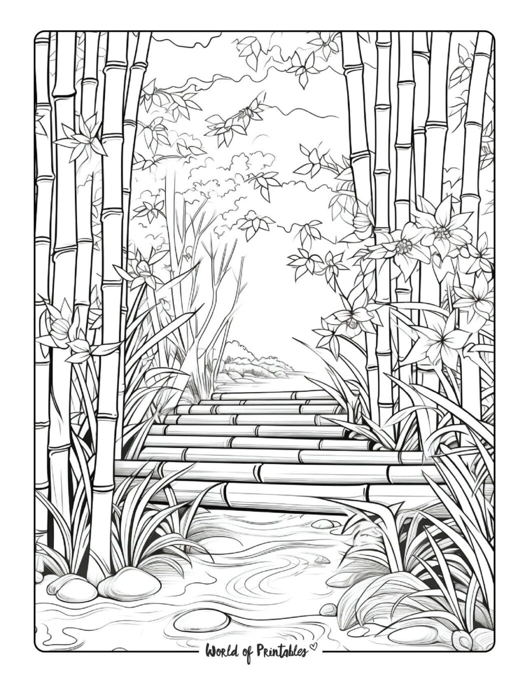 Forest Coloring Pages - World of Printables