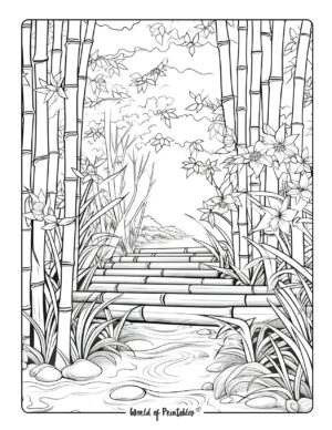 Forest Coloring Pages - World of Printables