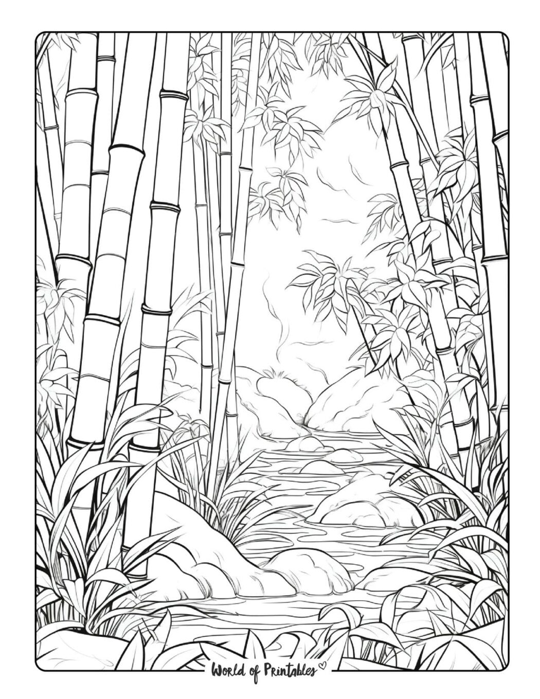 Forest Coloring Pages - World of Printables