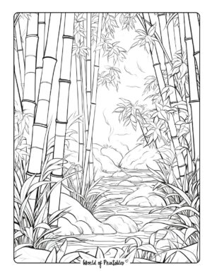 Forest Coloring Pages - World of Printables