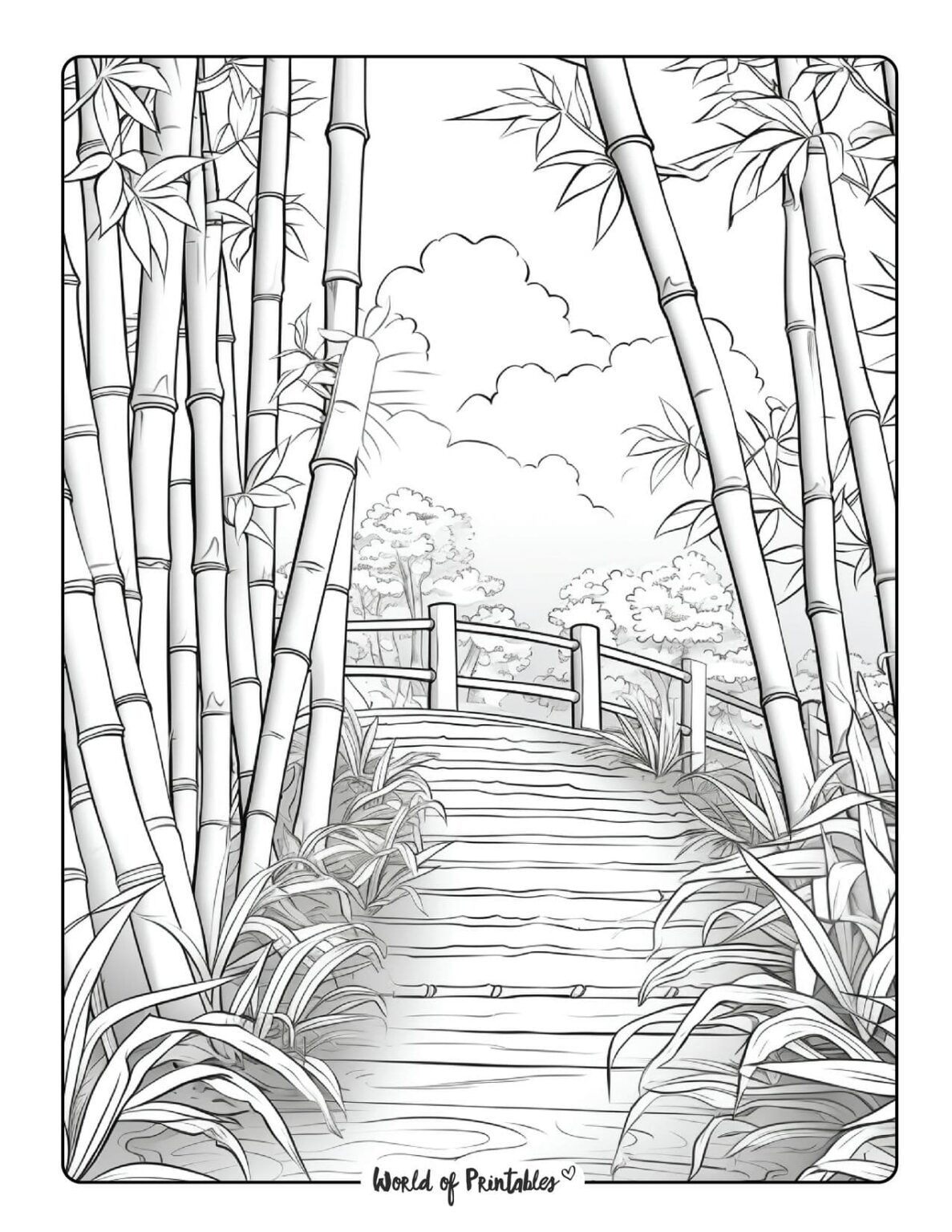 Forest Coloring Pages - World of Printables