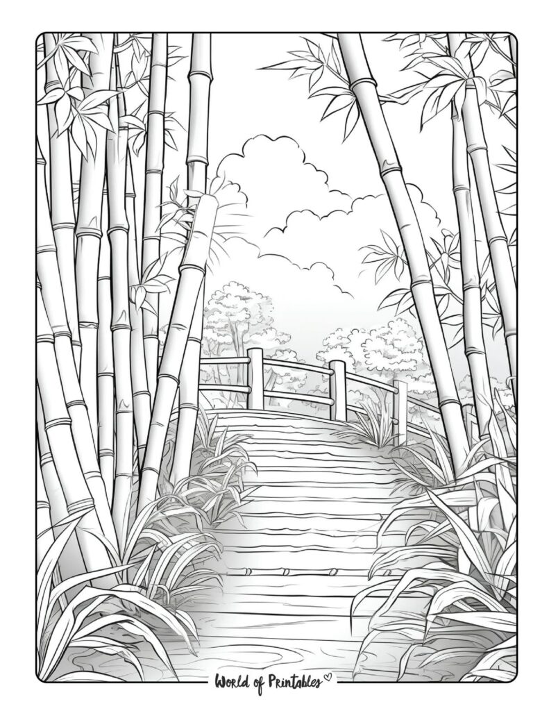 Forest Coloring Pages - World of Printables