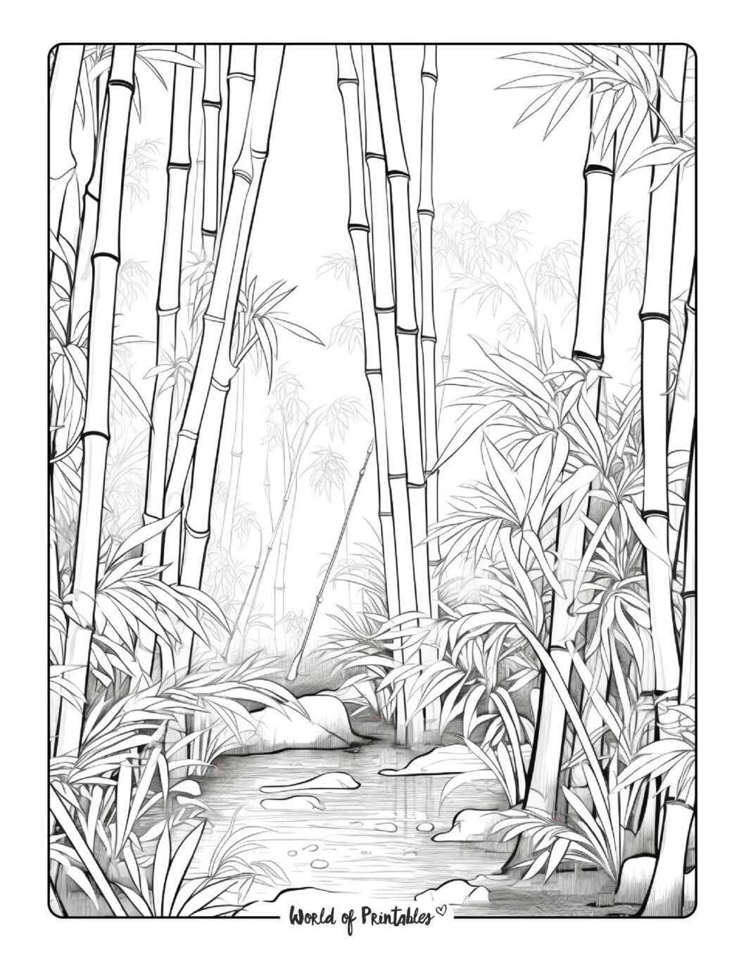 Forest Coloring Pages - World of Printables