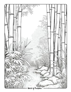 Forest Coloring Pages - World of Printables