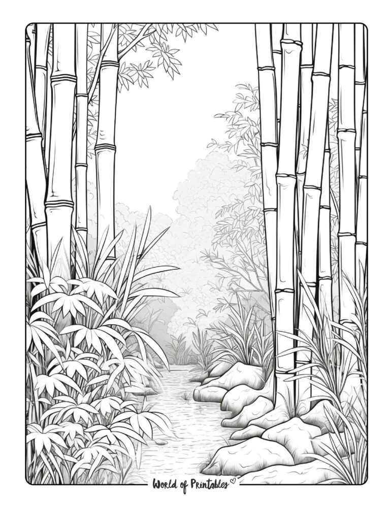 Forest Coloring Pages - World of Printables