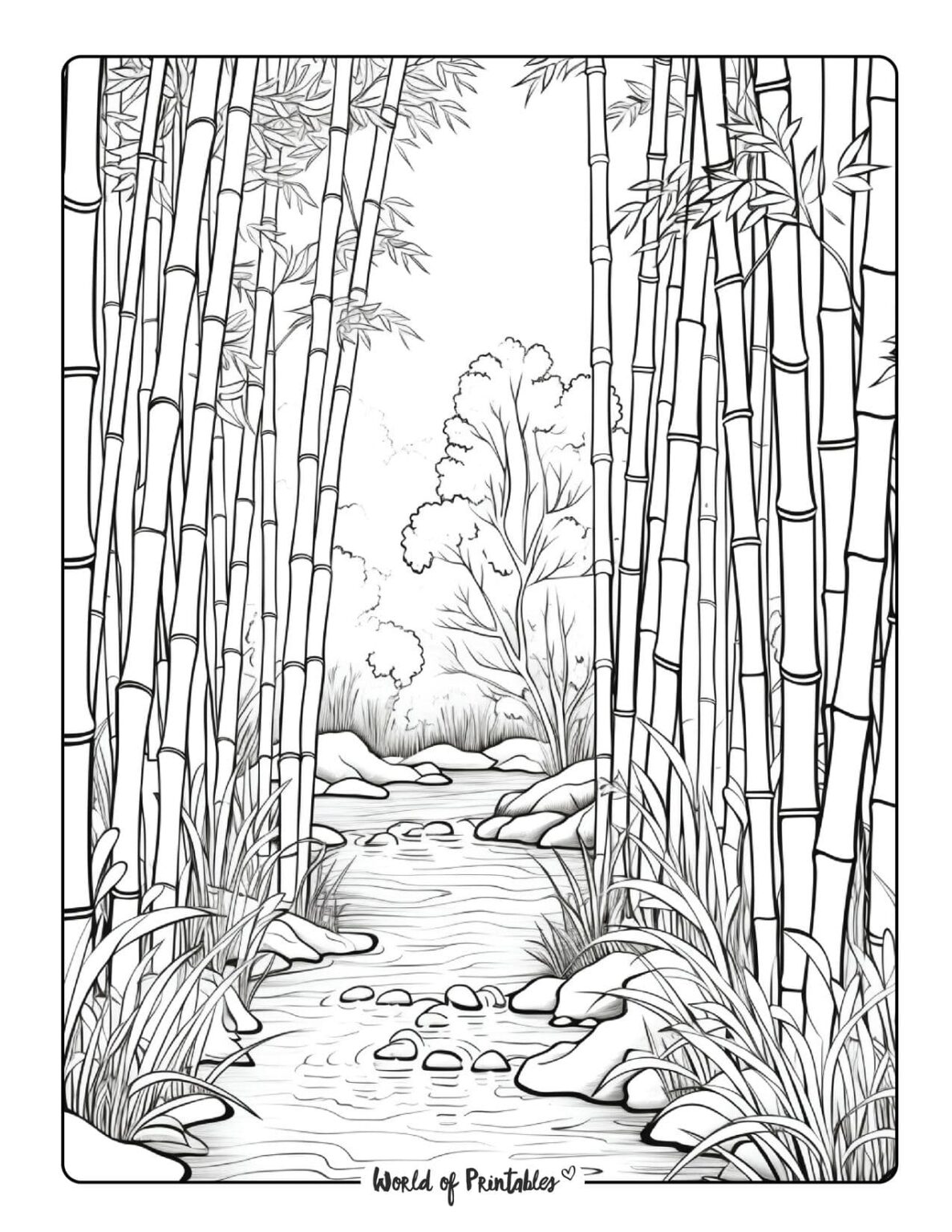 Forest Coloring Pages - World of Printables