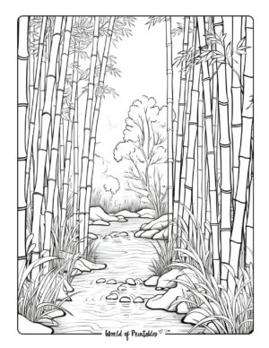 Forest Coloring Pages - World of Printables