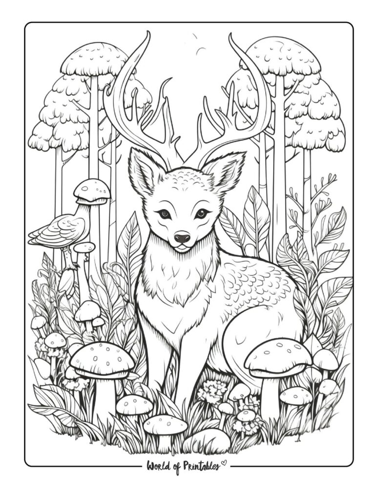 Forest Coloring Pages - World of Printables