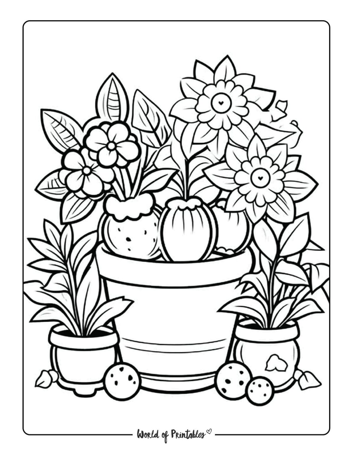 Garden Coloring Pages - World of Printables