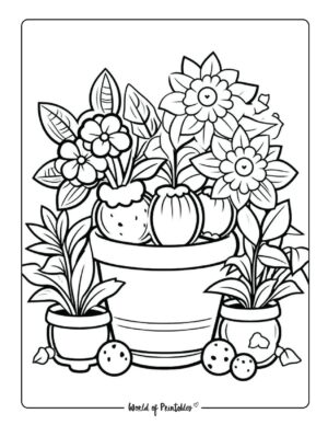 Garden Coloring Pages - World of Printables