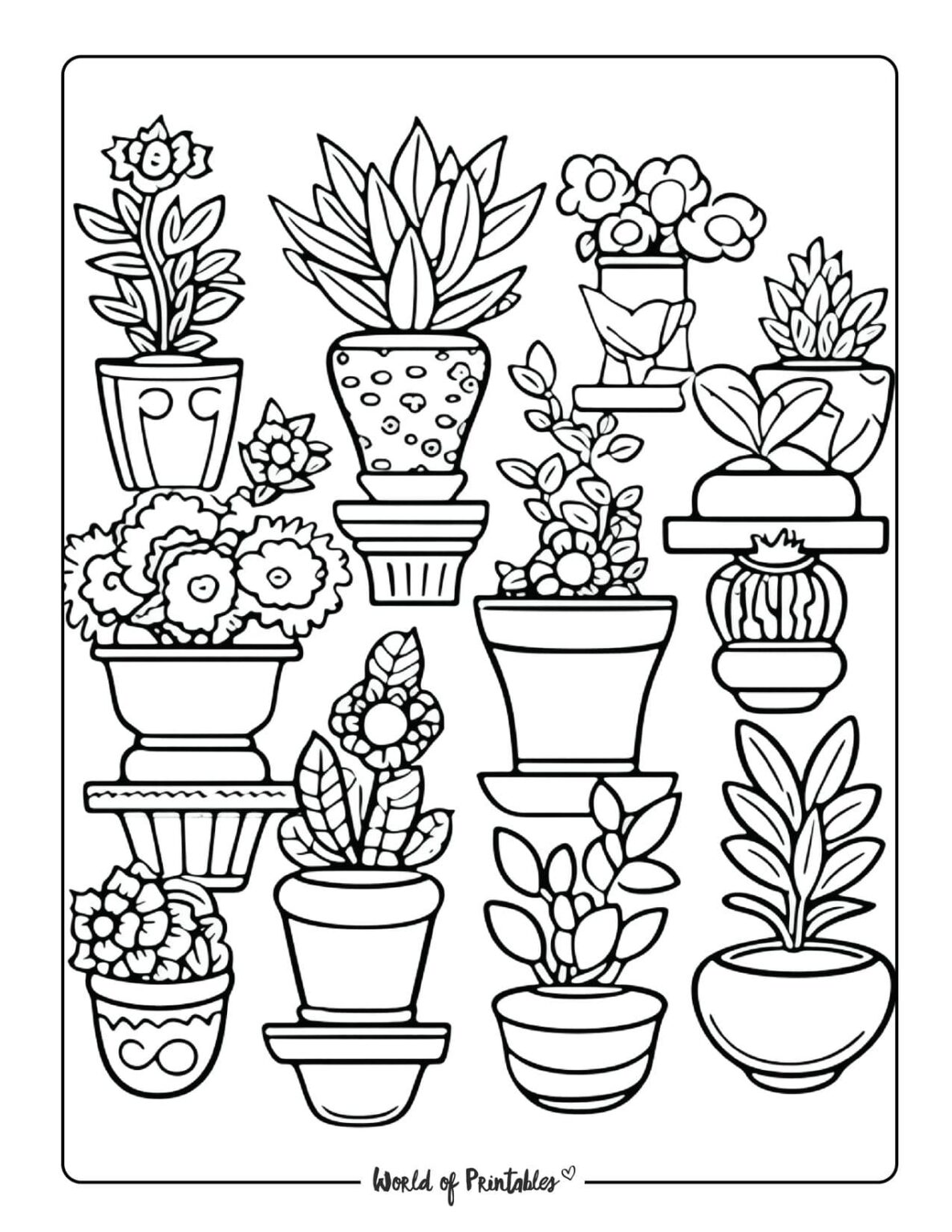 Garden Coloring Pages - World of Printables