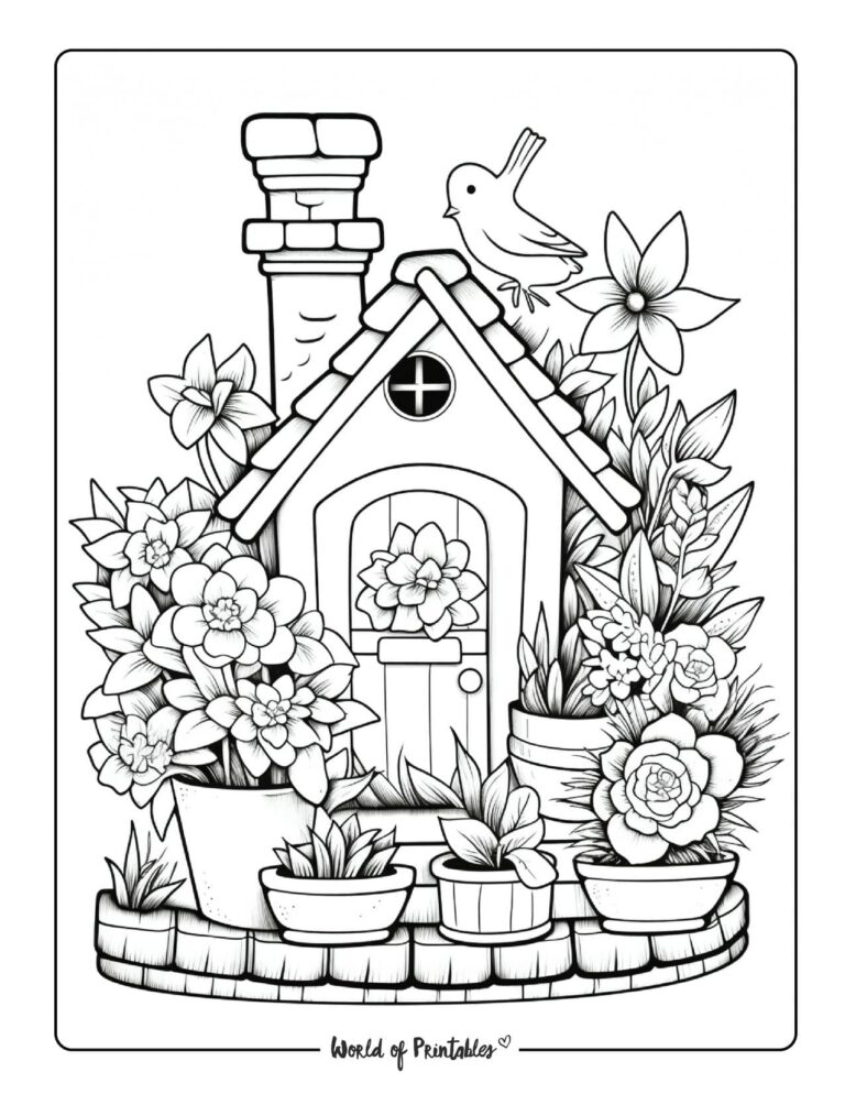Garden Coloring Pages - World of Printables