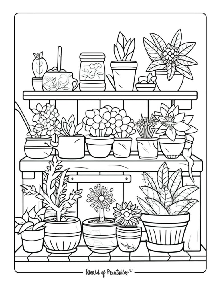 Garden Coloring Pages - World of Printables