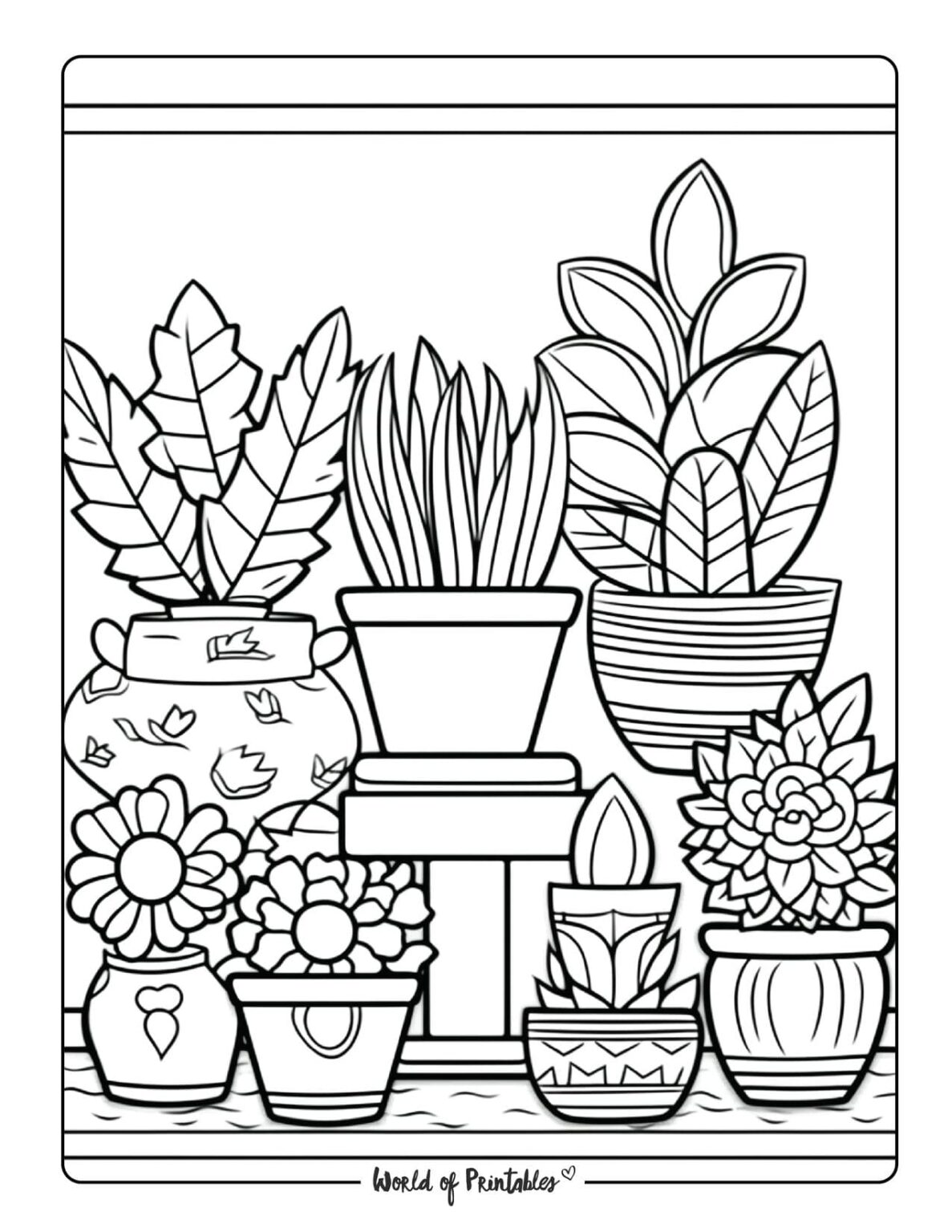 Garden Coloring Pages - World of Printables