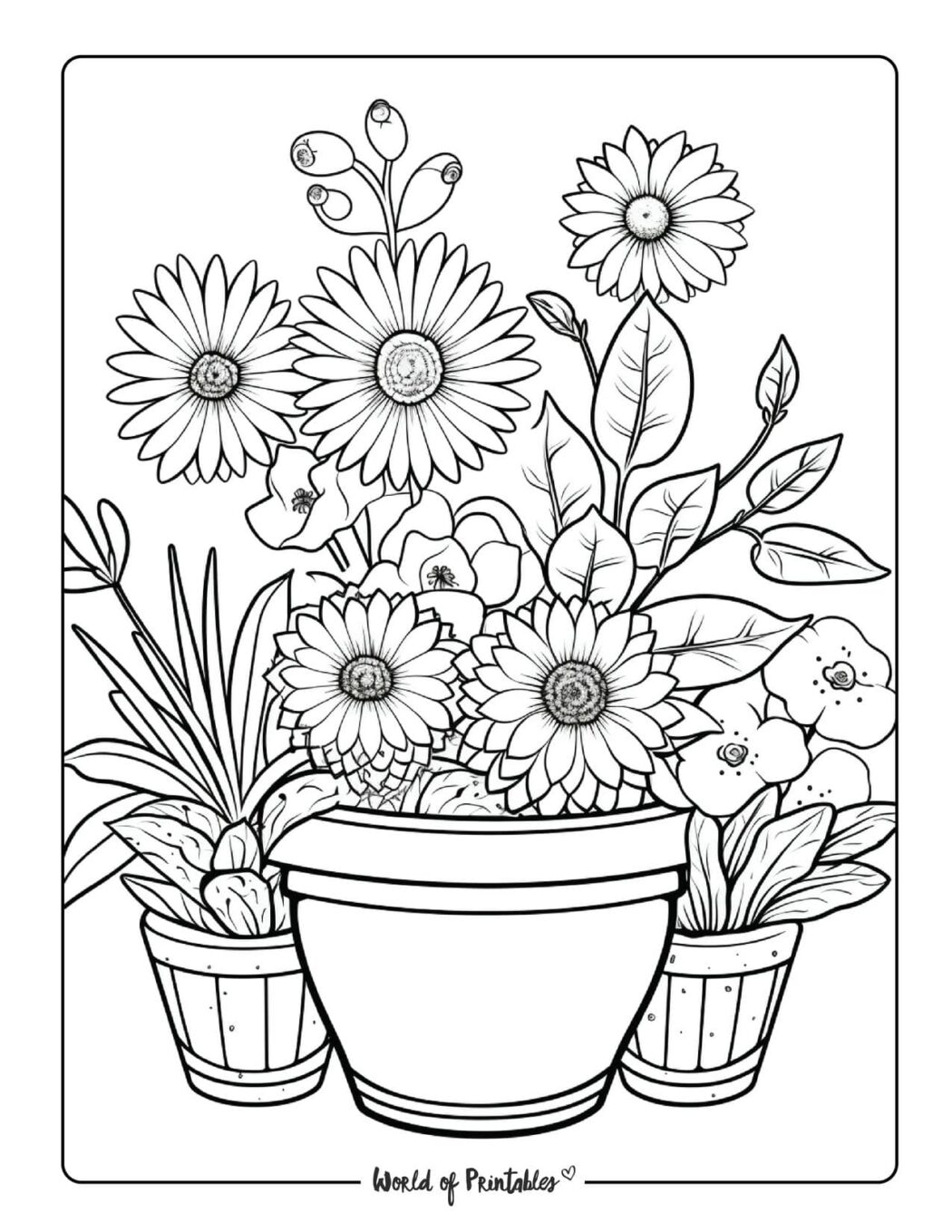 Garden Coloring Pages - World of Printables